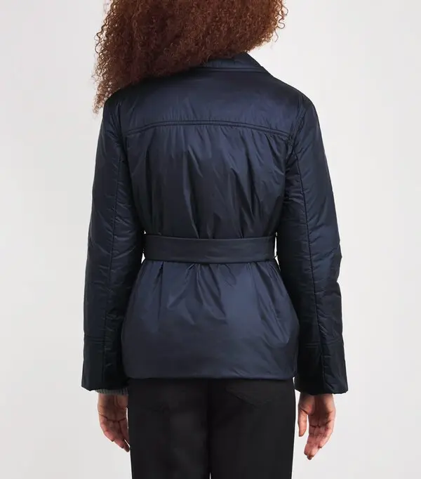 Max Mara Padded Belted Jacket - Blue