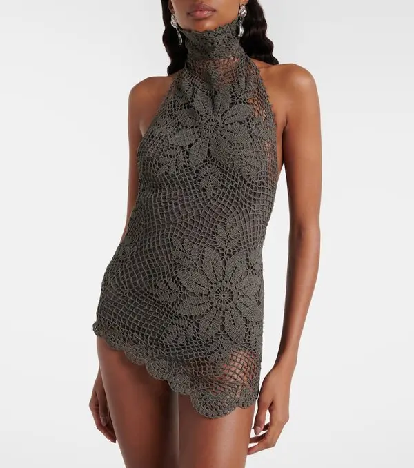Magda Butrym Crochet Cotton Top