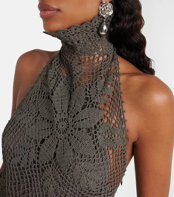 Magda Butrym Crochet Cotton Top