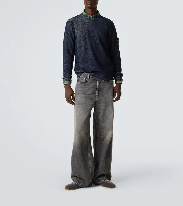 Stone Island Compass Cotton-blend Sweater