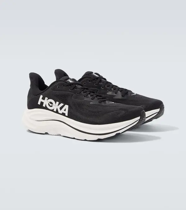 Hoka One One Clifton 10 Running Shoes - Black