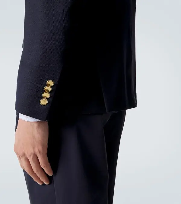 LARDINI Wool, Cashmere, And Silk Blazer