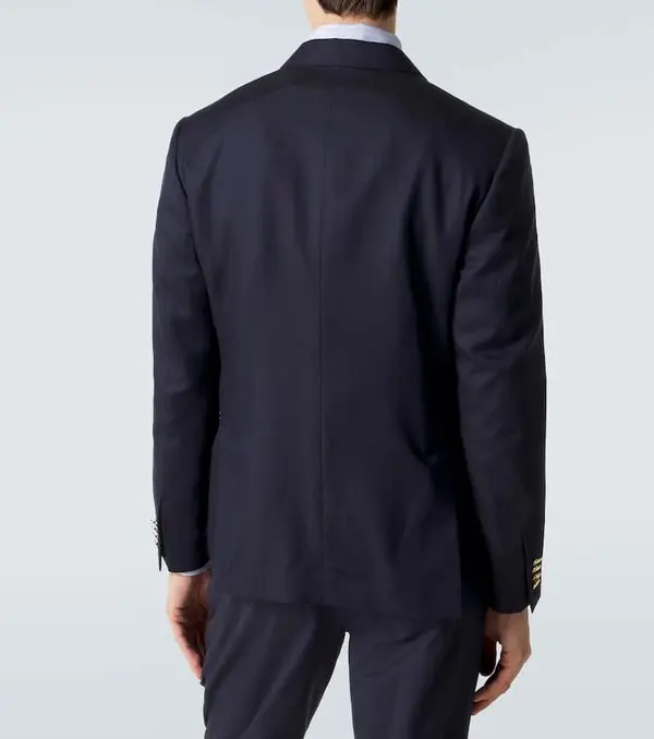 LARDINI Wool, Cashmere, And Silk Blazer