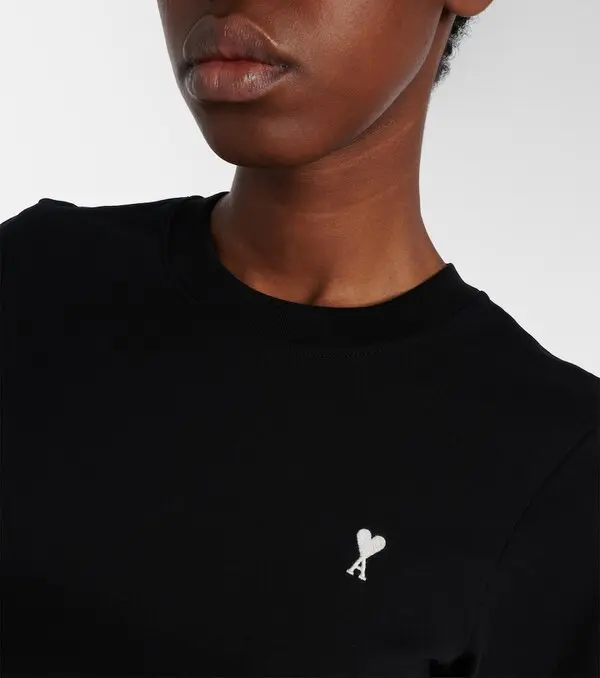 AMI Paris De Cœur Cotton Jersey T-shirt