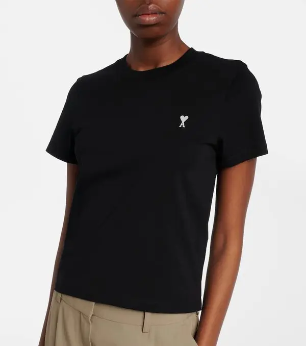 AMI Paris De Cœur Cotton Jersey T-shirt