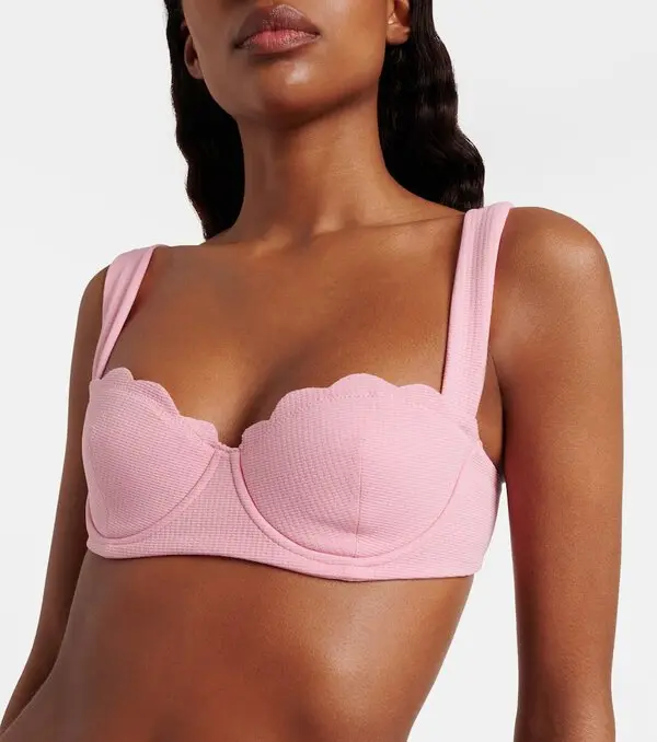 Marysia North Scalloped Bikini Top