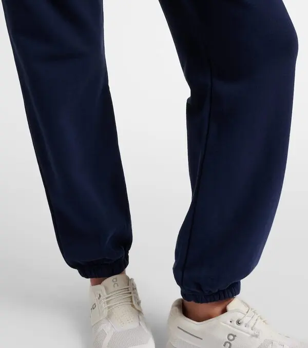 The Upside Harrison Cotton Jersey Sweatpants - Blue