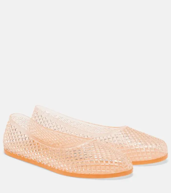 ANCIENT GREEK SANDALS Cutout Ballerina Flats - Pink