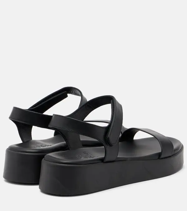 ANCIENT GREEK SANDALS Leather Platform Sandals