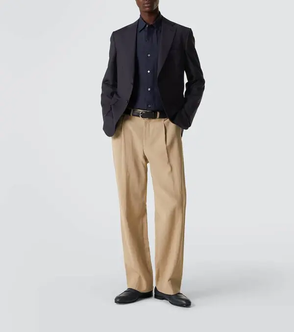 Brioni Leather Penny Loafers