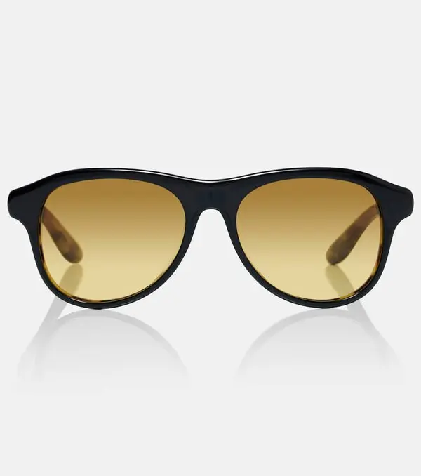 Brunello Cucinelli Monili Round Sunglasses - Black