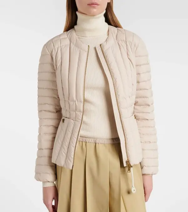 Moncler Menthe Down Jacket - Beige