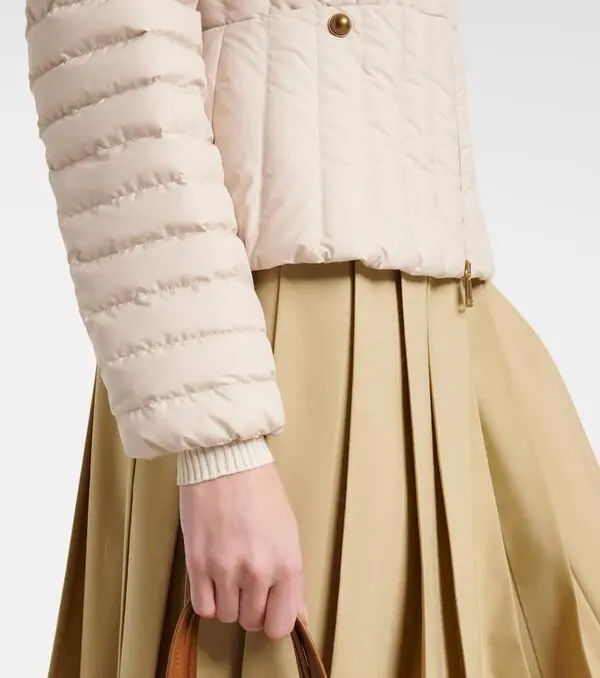 Moncler Menthe Down Jacket - Beige