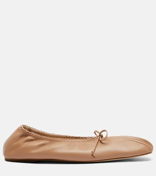 Magda Butrym Leather Ballerinas
