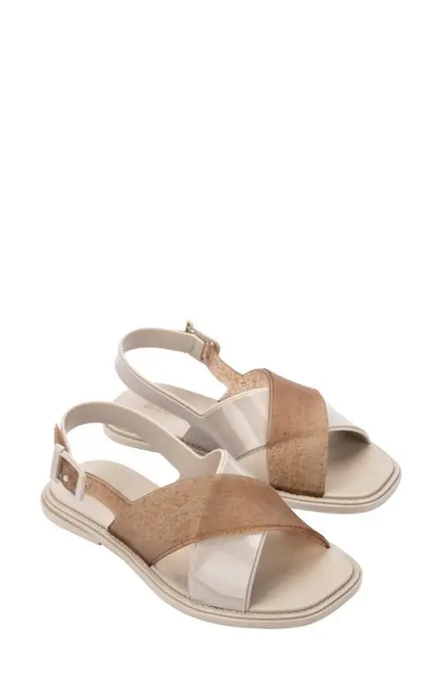 Melissa Cleo Slingback Sandal - Beige