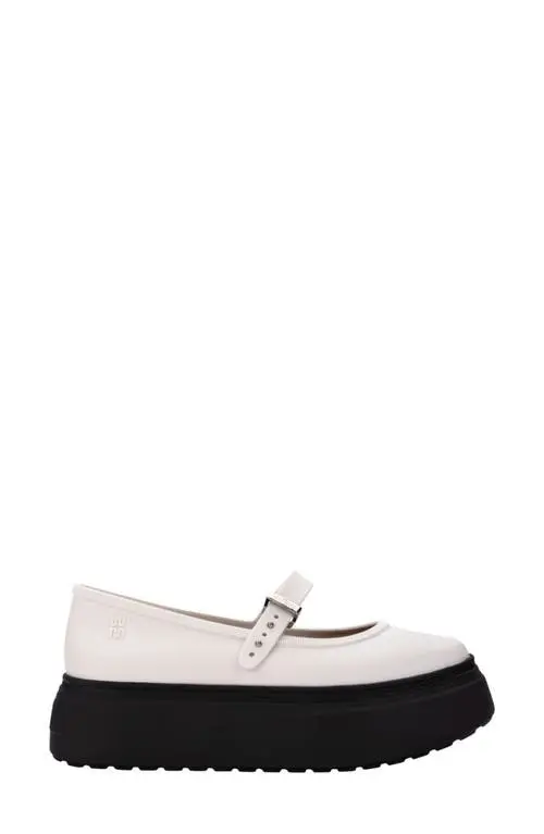 Melissa Soft Ballerina Platform Mary Jane - Black/white