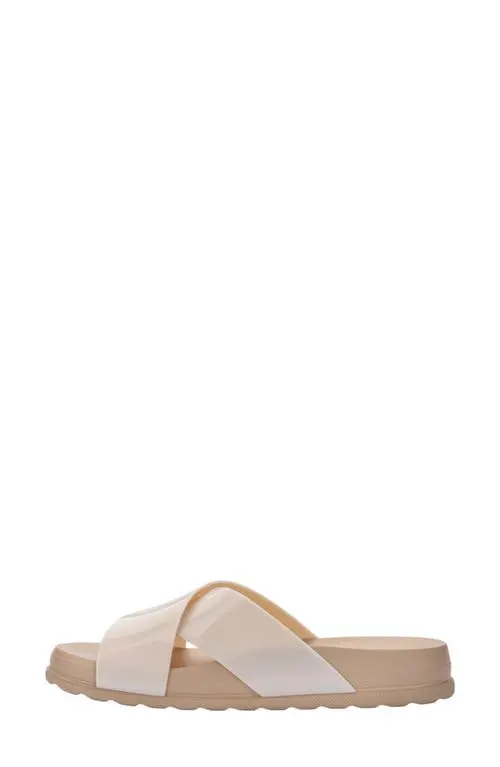Melissa Cozy Cross Platform Slides - Beige