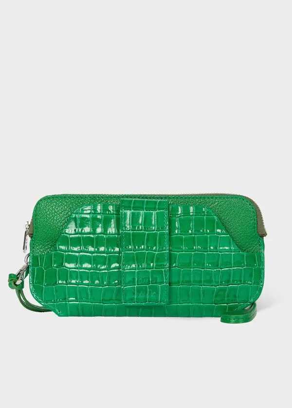 Paul Smith Croc Effect Travel Pouch