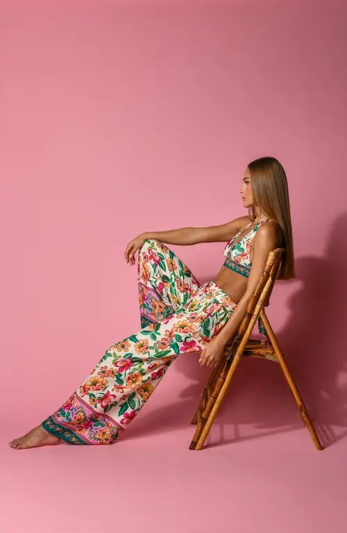 SUNSHINE 79 Printed Wide-leg Pants