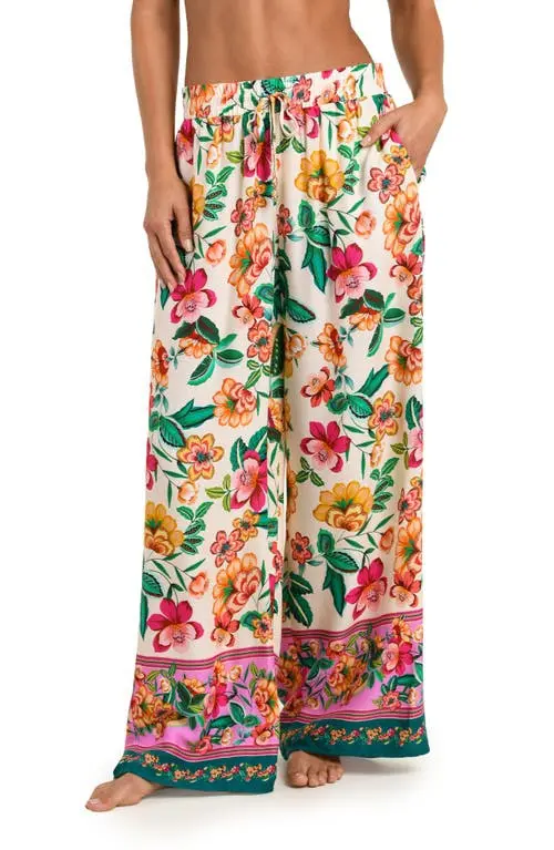 SUNSHINE 79 Printed Wide-leg Pants - Green Multi