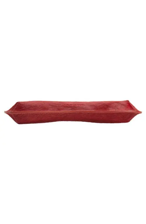 Jacquemus Le Bisou Calf Hair Bag - Dark Red 480