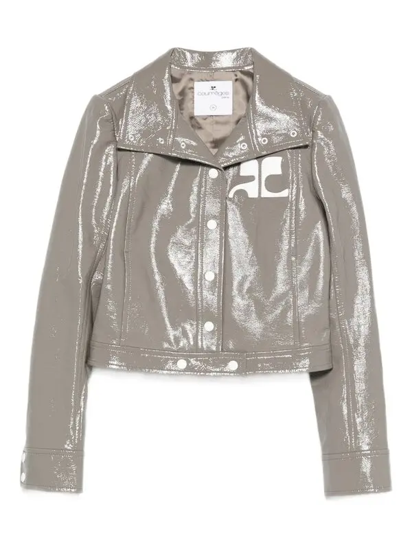 COURREGES Faux Leather Jacket