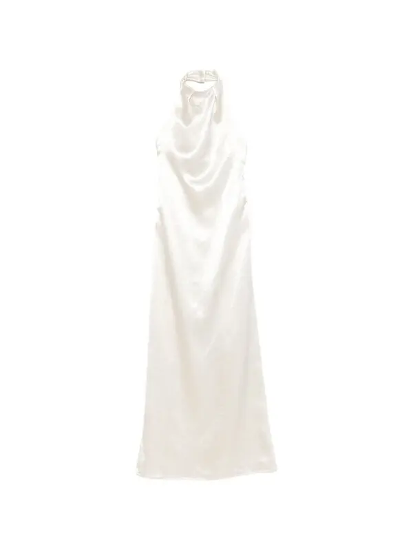 ALYSI Satin Long Dress