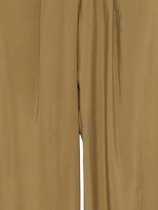 ALYSI Wide-leg Trousers - Green