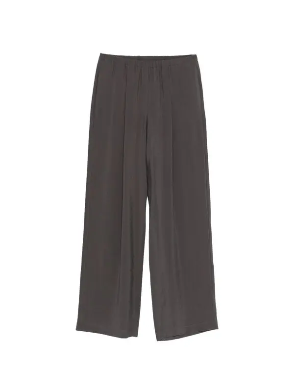 ALYSI Wide-leg Trousers - Grey
