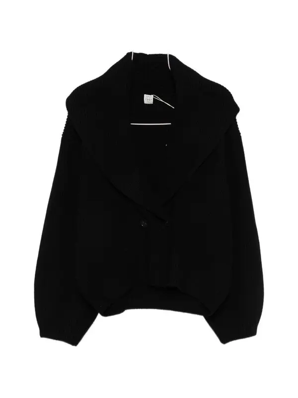 TOTEME Wool Cardigan - Black