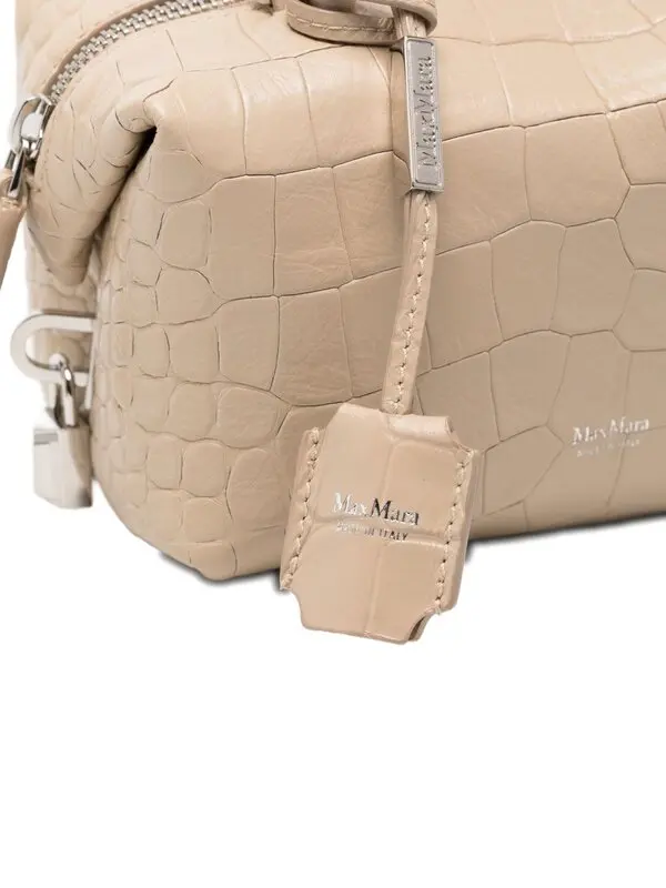 Max Mara Leather Handbag - Grey