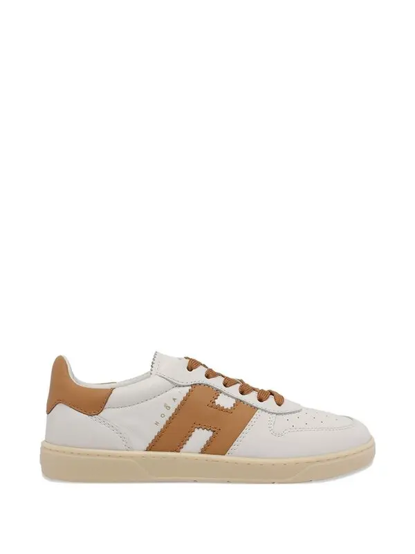 Hogan Cool Basket Leather Sneakers - White