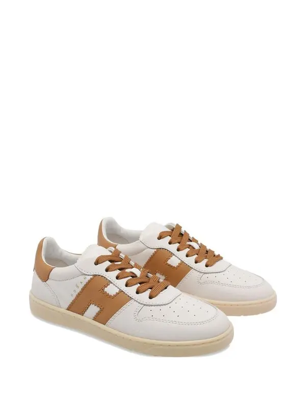 Hogan Cool Basket Leather Sneakers - White