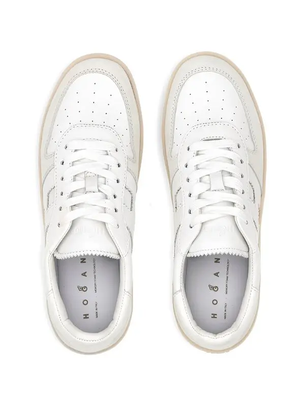 Hogan Cool Basket Leather Sneakers - White