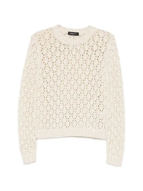 Fabiana Filippi Crewneck Sweater - White