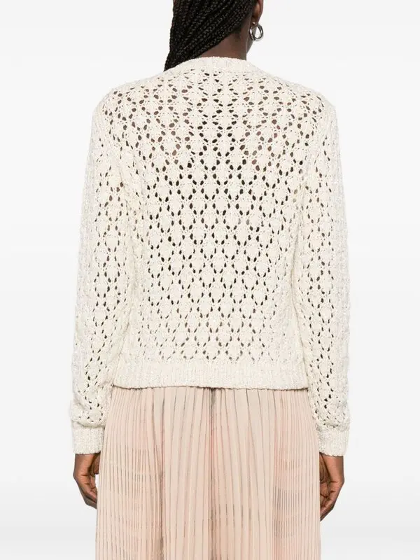 Fabiana Filippi Crewneck Sweater - White