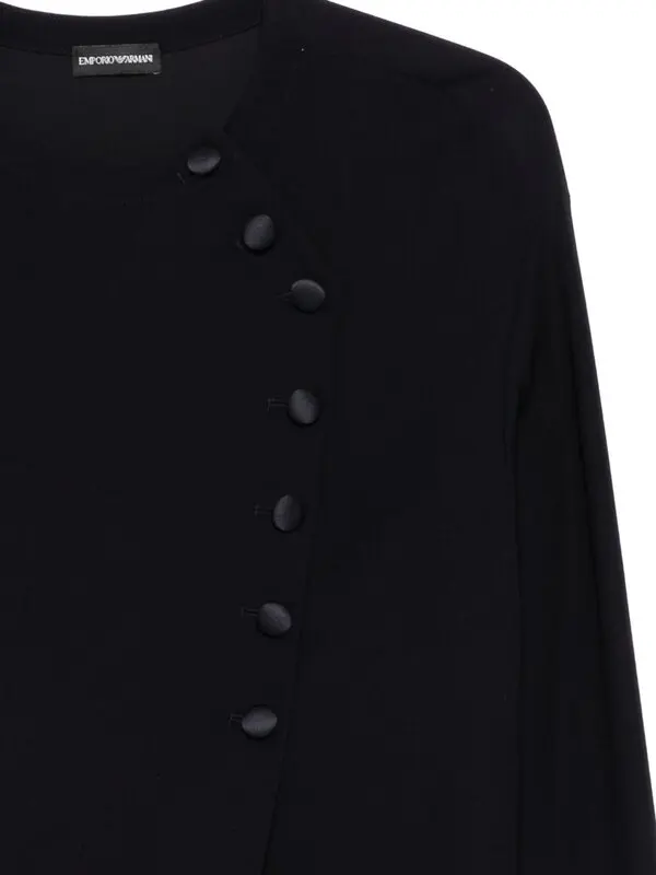 Emporio Armani Shirt With Button Detailing - Blue