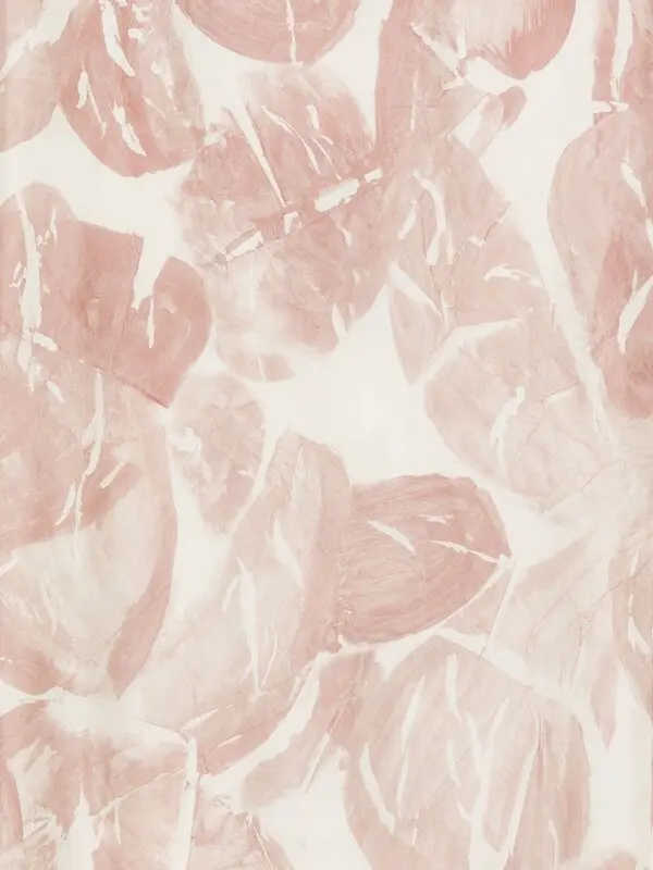 ALYSI Printed Silk Skirt - Pink