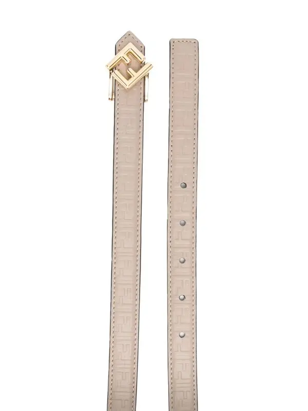 Fendi Ff Diamonds Leather Belt