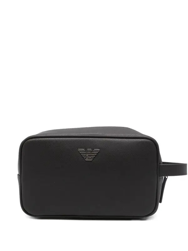 Emporio Armani Logo Beauty-case - Brown