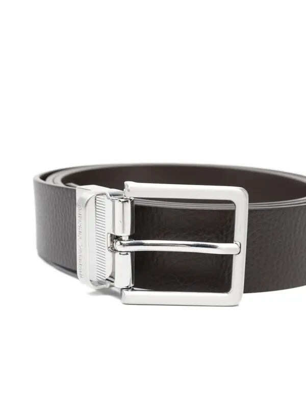 Emporio Armani Leather Belt - Brown