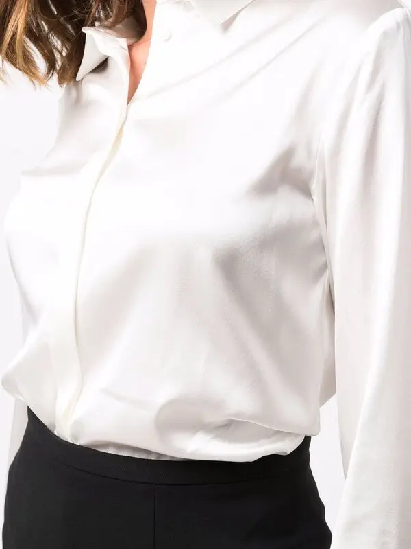 Emporio Armani Silk Shirt - White
