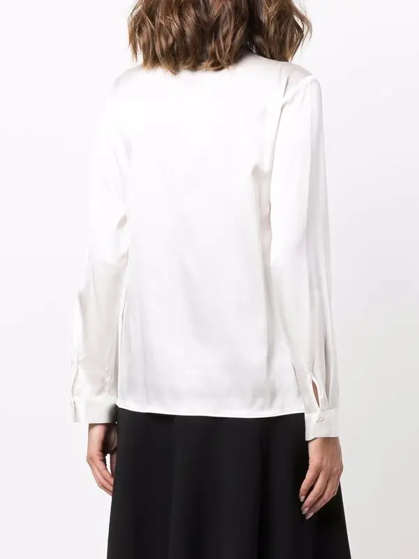 Emporio Armani Silk Shirt - White