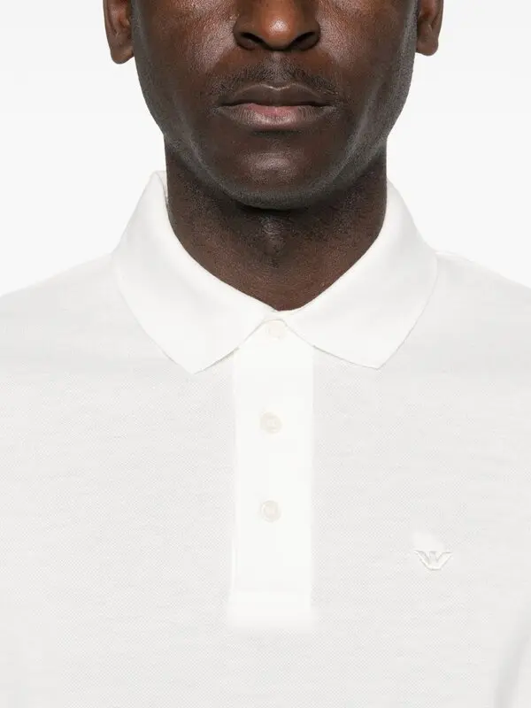 Emporio Armani Logo Cotton Polo Shirt