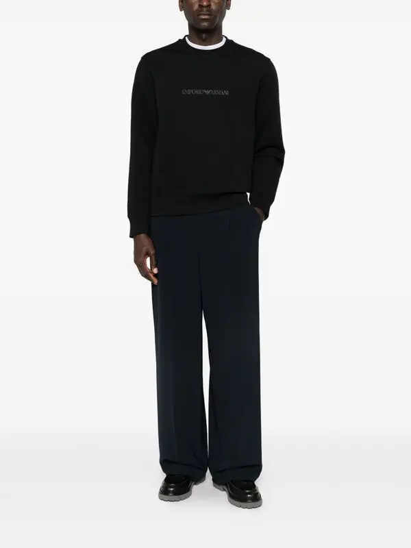 Emporio Armani Cotton Sweatshirt With Logo