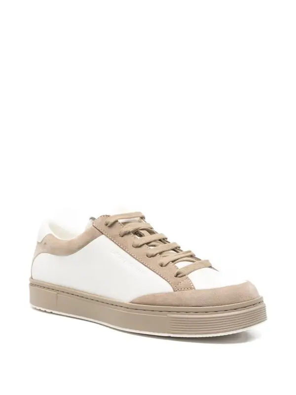 Emporio Armani Leather Low Top Sneakers