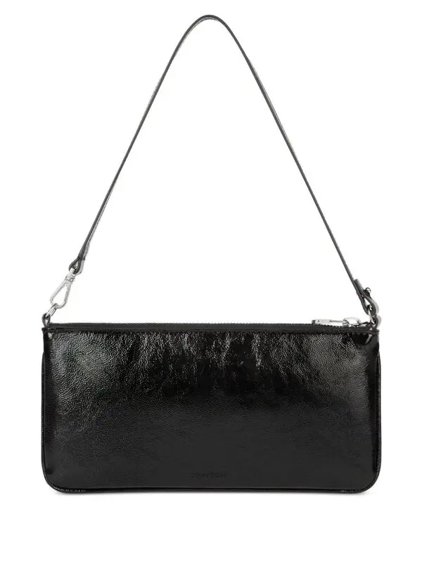 COURREGES Leather Mini Bag - Black