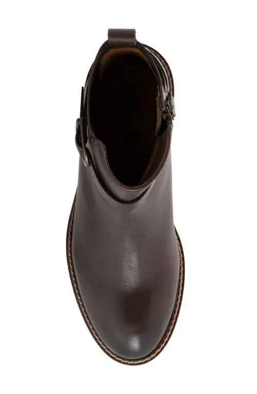 Softwalk Buckle Strap Leather Boots