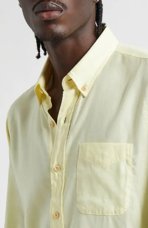TOM FORD Light Fluid Gabardine Button-down Shirt