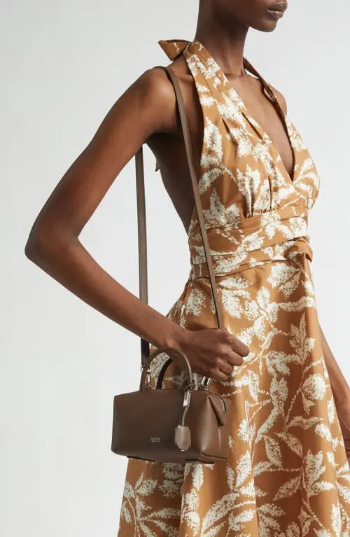 Max Mara Bowler Leather Bag
